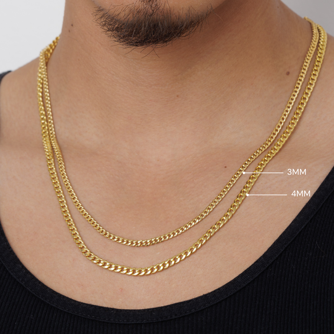 14K YELLOW GOLD MIAMI CUBAN CHAIN -4MM | Patty Q's Jewelry Inc