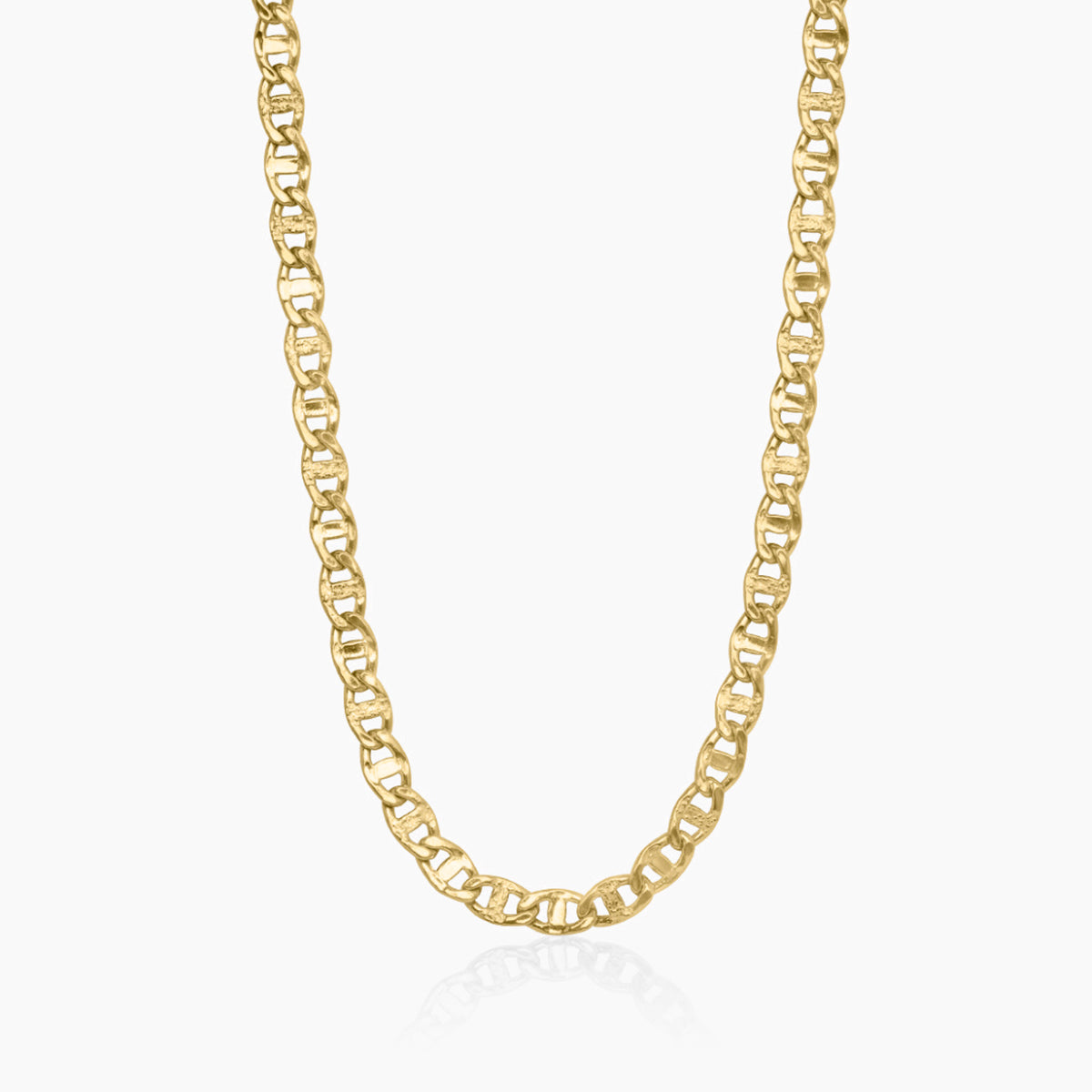 14K YELLOW GOLD NUGGET MARINER CHAIN -2.5MM | Patty Q's Jewelry Inc