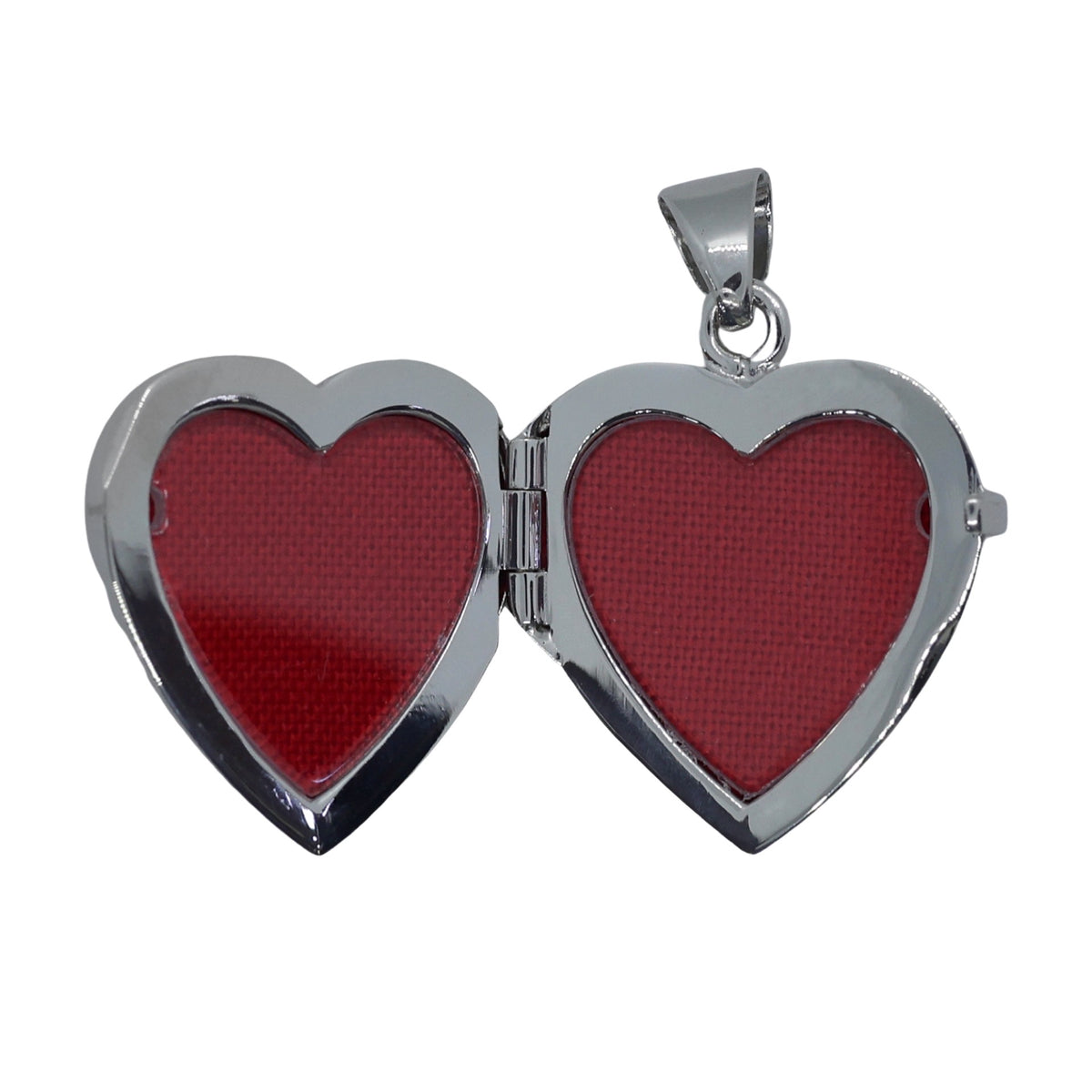 925 SILVER HEART RED PAISLEY LOCKET -ENGRAVED | Patty Q's Jewelry Inc